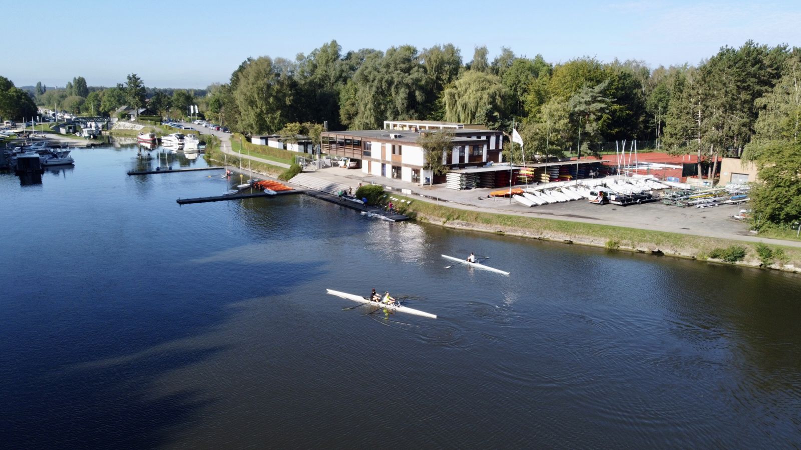 Roeien in Seneffe - Saarrowing center