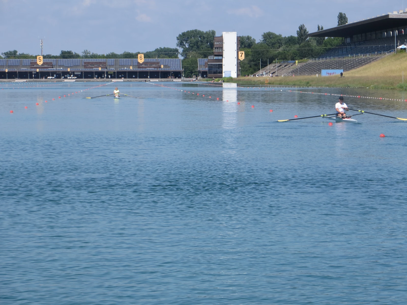 Rowing in Oberschleisshem - Münich - Saarrowing center